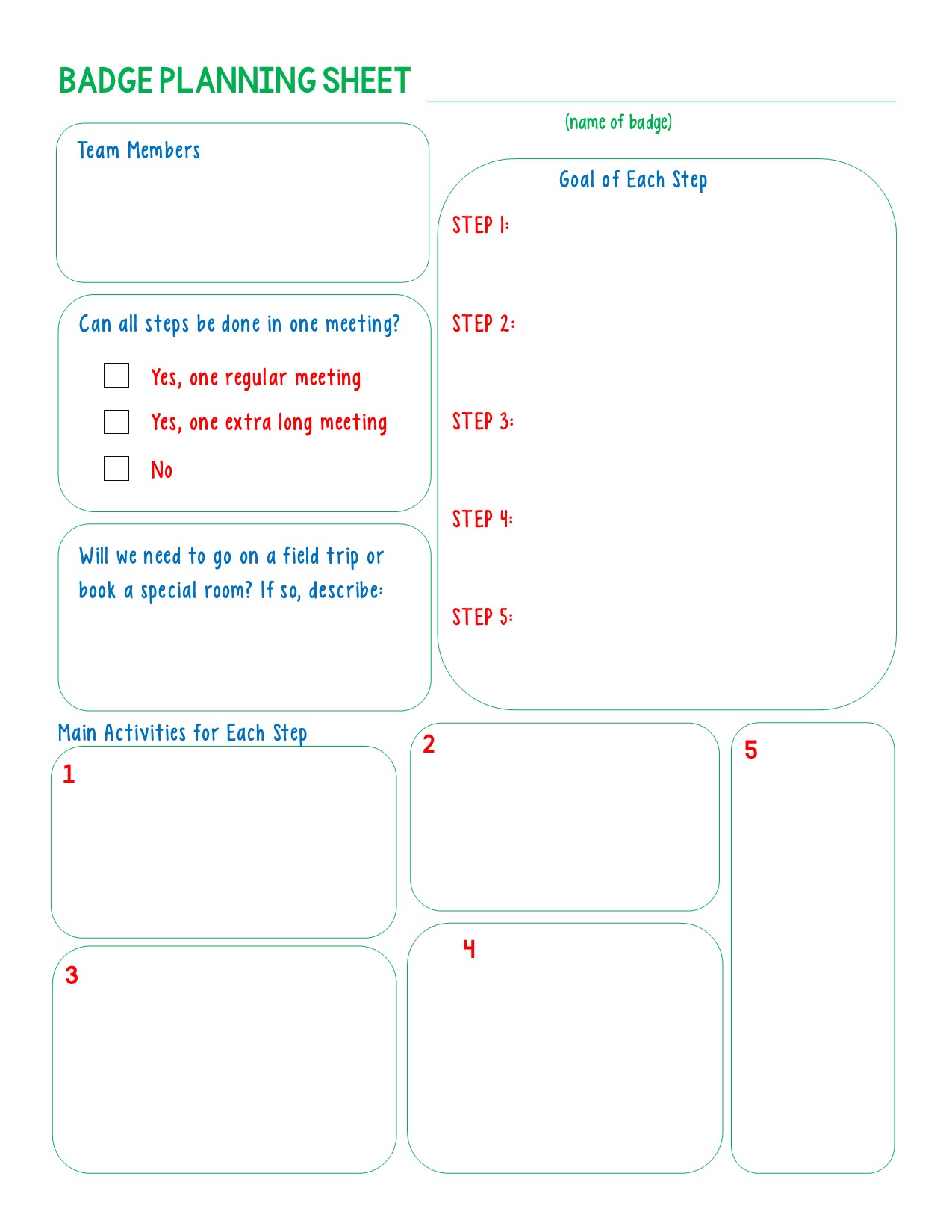 Girl Led Planning Activities For Girl Scouts Girl Led Planning Activities For Girl Scouts